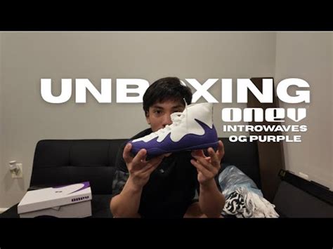 Onev Introwaves Og Purple Colorway Unboxing Youtube Onev Introwaves Og Purple Colorway Unboxing Youtube