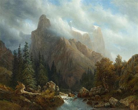 Sold At Auction François Diday Diday Francois 1802 Genf 1877 Rosenlaui 1841 Öl Auf