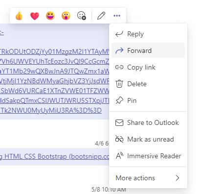 How To Forward Chat Messages In Microsoft Teams HANDS ON Teams