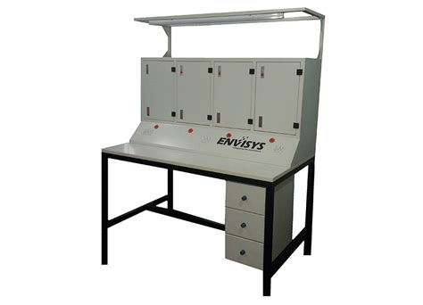 Electronic Test Table With Illuminated Workspace Envisys