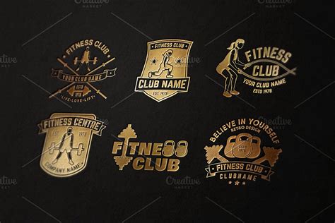 فایل لایه باز لوگو باشگاه ورزشی دانلود فایل لایه باز Fitness Club