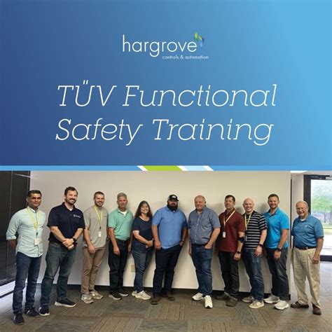 Hargrove Controls And Automation Welcomed Participants For A TÜv Functional Safety Training In Our