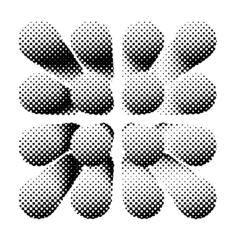 Premium Vector Abstract Composition Dots In Perspective Halftone Dots Texture Contemporary