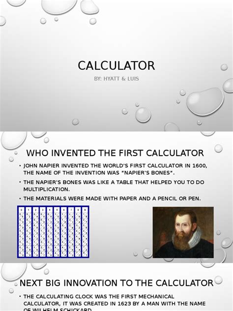 calculator power point pdf