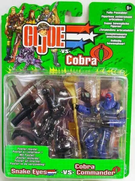 Gijoe 2002 Snake Eyes And Cobra Commander