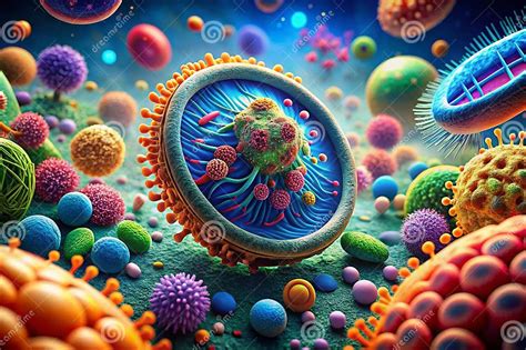 Unveiling The Intricate Architecture Of A Bacterial Cell A 3d