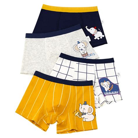 4pcs 코 튼 소년 속옷 어린이 만화 품질 복서 팬티 3 4 6 8 10 12 14 세 어린이 옷 Obu203059 속옷 Aliexpress