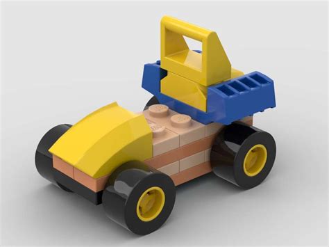 Lego Moc Nesquik Quicky Racer With Fake Pullback Motor By Turboratrods Rebrickable Build