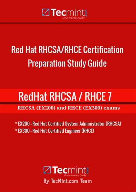 Tecmint S Guide To Red Hat RHCSA RHCE Certification Preparation Study Guide