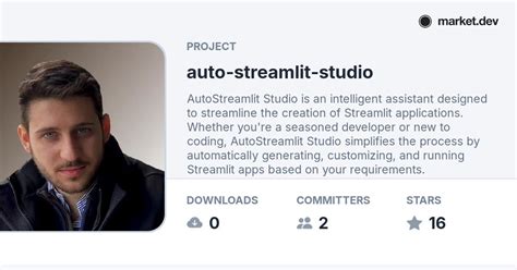 Auto Streamlit Studio Ecosystem Directory Gitwallet