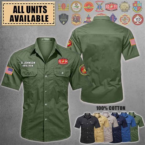 Usmc Mos 0204 Counterintelligence Human Source Intelligencecotton Cargo Shirts Proudly Served