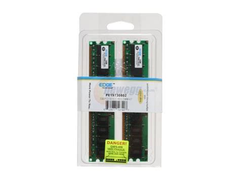 EDGE Tech 2GB 2 X 1GB ECC Registered DDR 333 PC 2700 Dual Channel Kit Server Memory Model