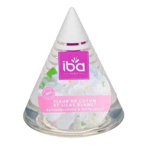 IBA Mèche Désodorisante Parfumée Diffuseur Passif Fleur de Coton Lilas 75 ml Cdiscount