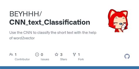 GitHub BEYHHH CNN Text Classification Use The CNN To Classify The Short Text With The Help Of