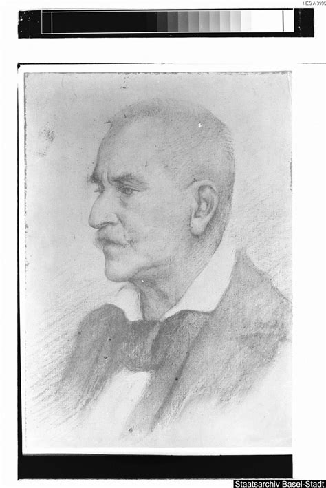 Portrait Von Jacob Burckhardt Staatsarchiv Basel Stadt Neg A 3990
