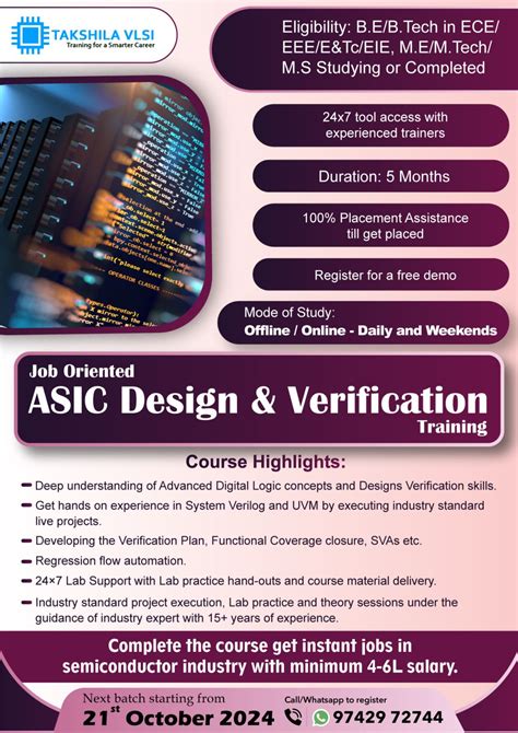 Megha M On Linkedin Asic Design And Verification Course With 100 Placement Assistance Till Get