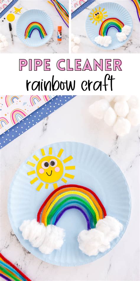 Pipe Cleaner Rainbow Craft Made To Be A Momma