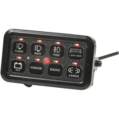 8 Way Switch Panel With Voltage Protection 60a Kit Jaycar Australia