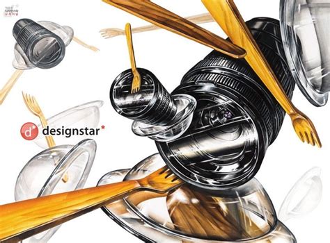 2018 정시 카메라렌즈 플라스틱반구 나무포크 그림 디자인 맥주병 그림