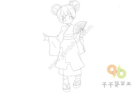 简笔画动漫宅女的 简笔画图片大全 普车都