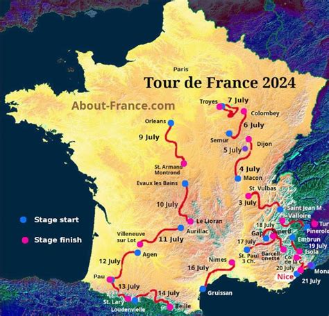 Stage 16 Tour De France 2024 Route Map Dori Nancie