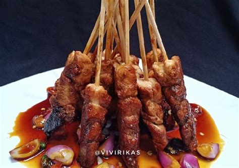 Resep Sate Ayam Bumbu Kecap Easy N Yummy Oleh Vivi Susanty Cookpad