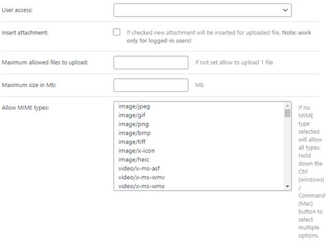 Forms Field Types Overview JetEngine Crocoblock