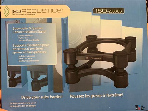 IsoAcoustics ISO-200SUB Subwoofer Isolation Stand (Single) Photo ...