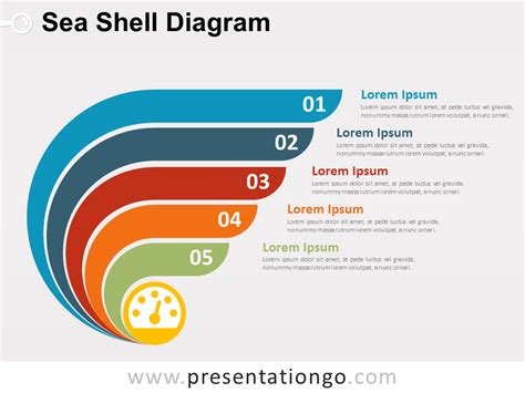 Sea Shell Diagram For Powerpoint