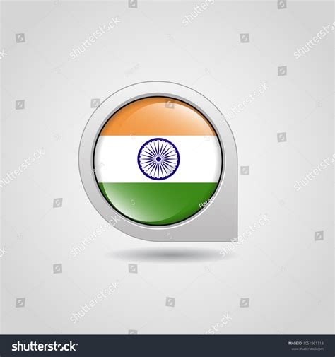 Indian Flag Design Navigation Vector เวกเตอรสตอก ปลอดคาลขสทธ Shutterstock