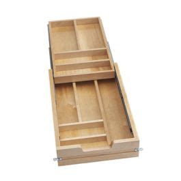 Rev A Shelf WTCD BLUMOTION Tiered Combination Drawer Natural Maple