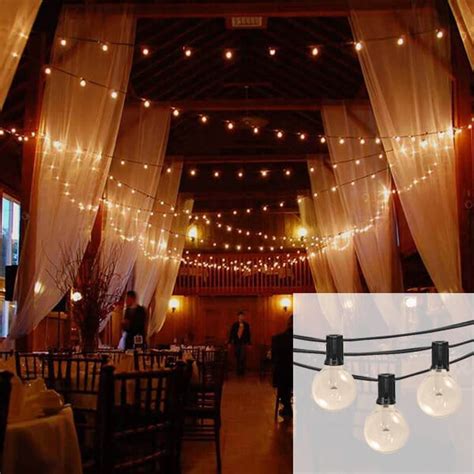 String Lights Wedding Indoor