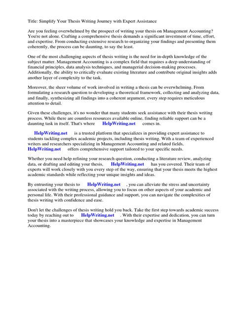 Thesis Management Accounting Pdf Pdf Accounting Thesis