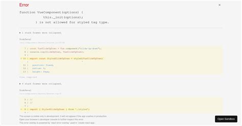 Vue Template Codesandbox