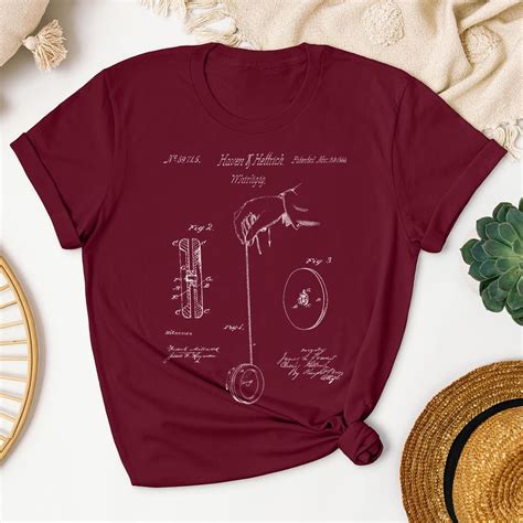 Yoyo Shirt Blueprint Yoyo Shirt Patent Unisex T Shirt Woman Shirt