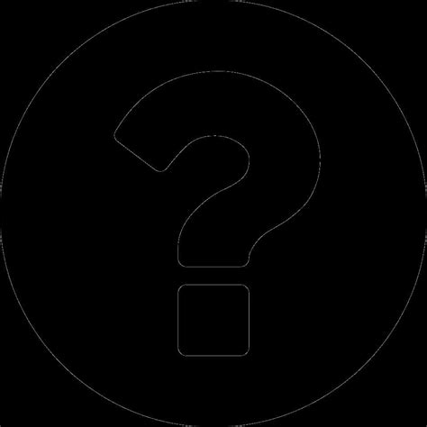 Download Black Circle Question Mark Background