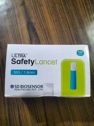 Ultra Sd Biosensor Glucometer Safety Lancets For Personal At ₹ 430piece In Meerut