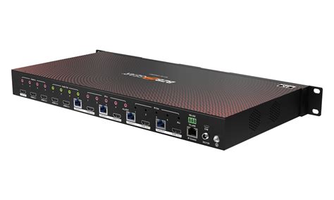 4x4 4k Uhd Seamless Hdmi Matrix Switcher Video Wall Processor Multiviewer Over Cat5e 6 7 Kit