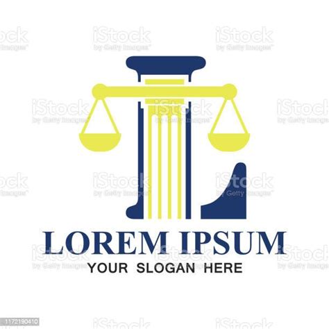 슬로건 태그 라인 벡터 일러스트에 대한 L 알파벳 및 텍스트 공간이있는 법률 회사 아이콘 권위에 대한 스톡 벡터 아트 및 기타 이미지 Istock