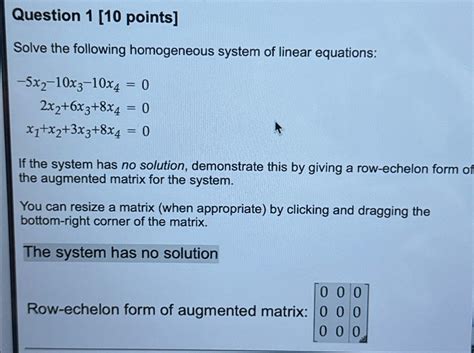 solved question 1 [10 ﻿points]solve the following