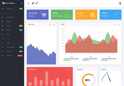 17 meilleurs modèles d administration VueJS pour les applications Web 2019 Webypress