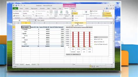 how to delete a pivottable or pivotchart report in microsoft® excel
