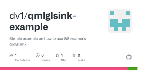 GitHub Dv Qmlglsink Example Simple Example On How To Use GStreamer S Qmlglsink