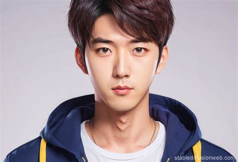 Korean Man In Funny Expression Stable Diffusion Online