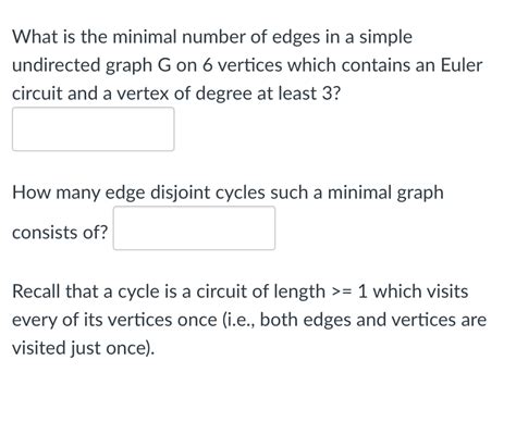 solved what is the minimal number of edges in a simple