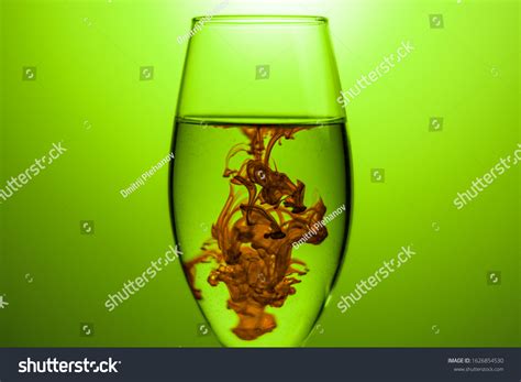 Yellow Food Coloring Diffuse Water Inside Stock Photo 1626854530 Shutterstock