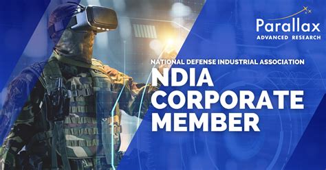 Parallax Advanced Research Becomes A Corporate Member Of Ndia Parallax Research