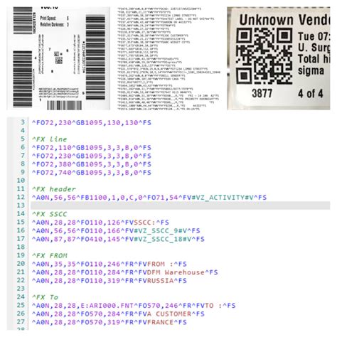 Erstellen Sie Zebra Zpl Code Für Jedes Etikettendesign