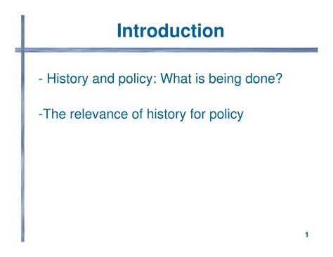 History And Policy A Typology Of Approaches And Its Uses Revised Ppt