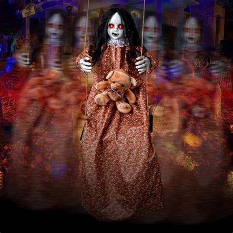 375 Ft Halloween Decorations Animatronics Hanging Swinging